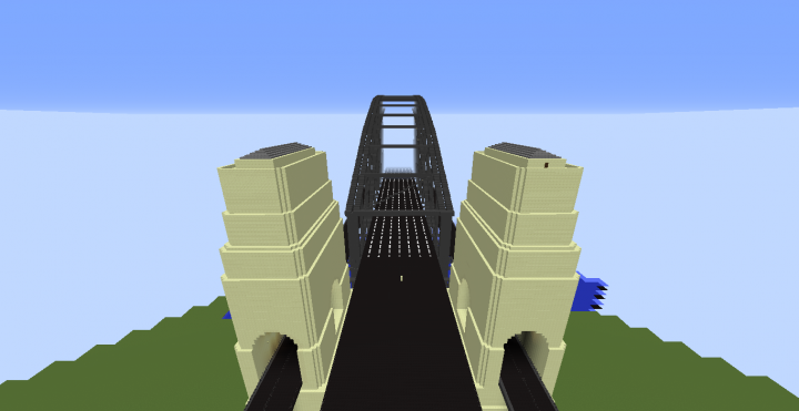 Sydney Harbour Bridge 2:1 Minecraft Map