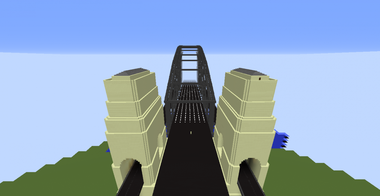 Sydney Harbour Bridge 2:1 Minecraft Map