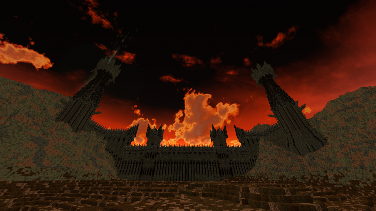 The Black Gate of Mordor Minecraft Map