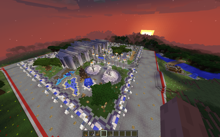 Spawn Building Minecraft Map