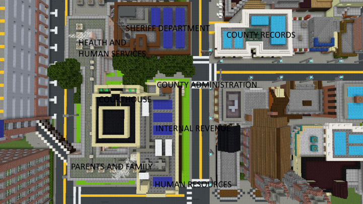Tobias County Administration Complex Minecraft Map