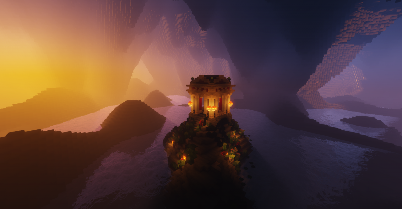 Tiny Cave Temple Minecraft Map