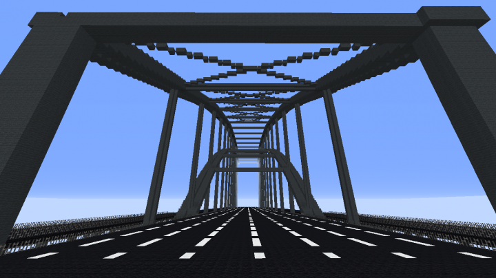 Sydney Harbour Bridge 2:1 Minecraft Map