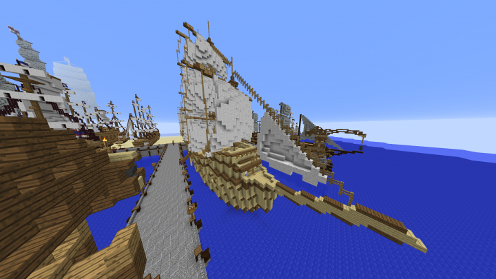 Sea Battle Dexgun Minecraft Map