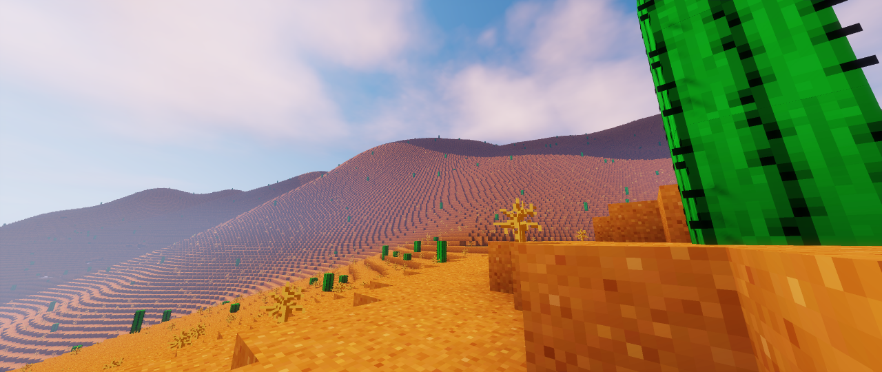Realistic Red Sand Desert Terrain 8096 x 8096 Blocks Minecraft Map