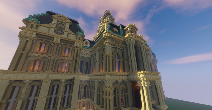 Courthouse Structure - Vigo County Courthouse, IN. Minecraft Map