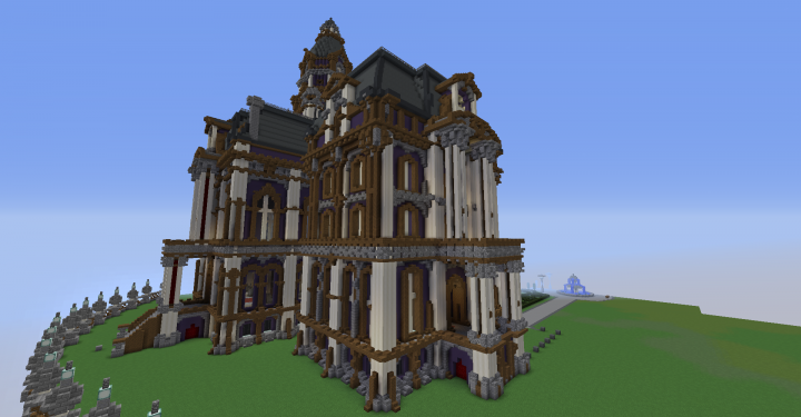 Courthouse Structure - Vigo County Courthouse, IN. Minecraft Map