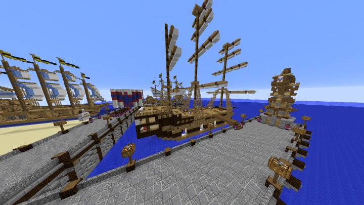 SUPER Pirate Battle Royale (Rebuilt) Minecraft Map