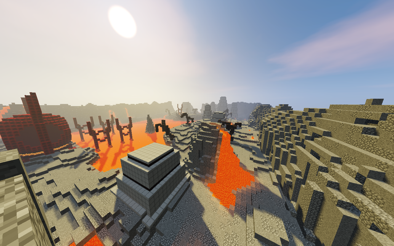 Ysmault, Red Lantern Planet, Justicecraft Server Build Minecraft Map