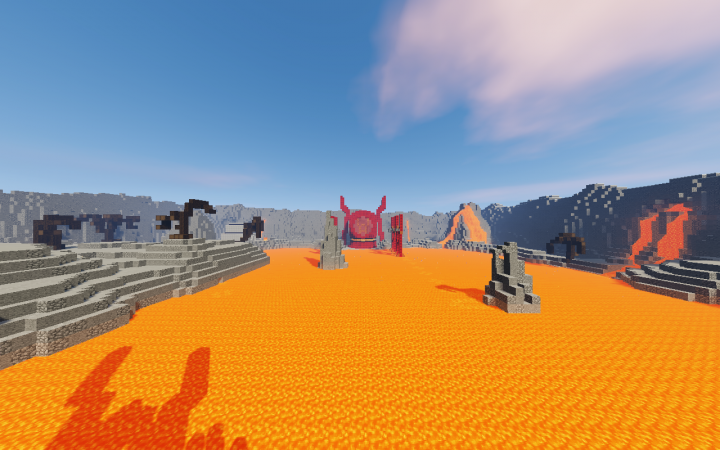 Ysmault, Red Lantern Planet, Justicecraft Server Build Minecraft Map