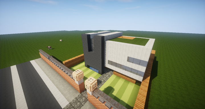 Modern Town By ZifuHell (In-Progress) Minecraft Map