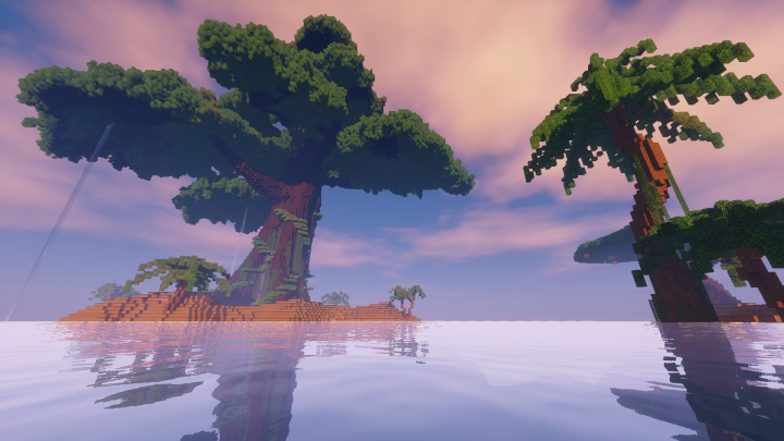 Deep Dark Oak God Tree Minecraft Map