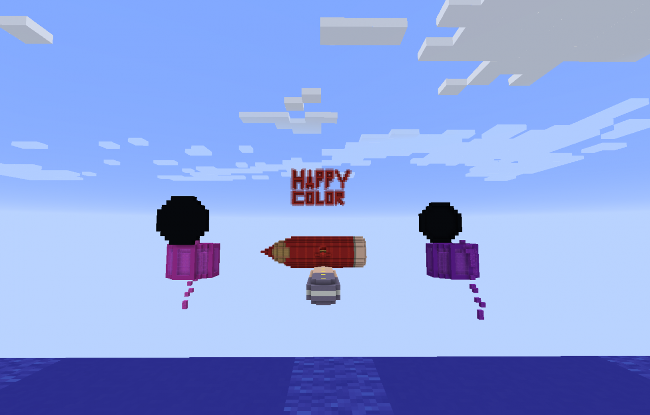 Bedwars Map "Happy Color" Minecraft Map