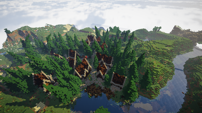 Spruce Village Minecraft Map