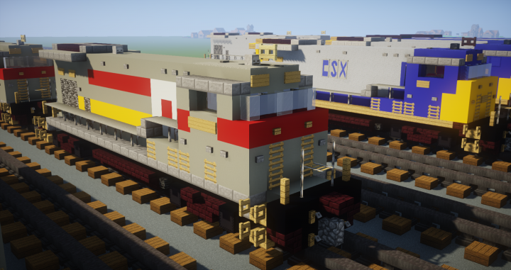 [1.5:1 Scale] GE BQ23-7 diesel-electric locomotive - SCL & CSX ...