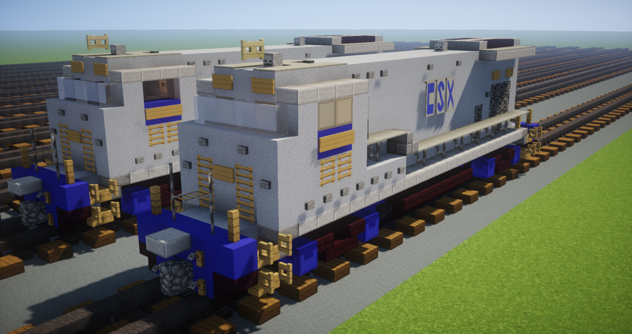 [1.5:1 Scale] GE BQ23-7 diesel-electric locomotive - SCL & CSX ...