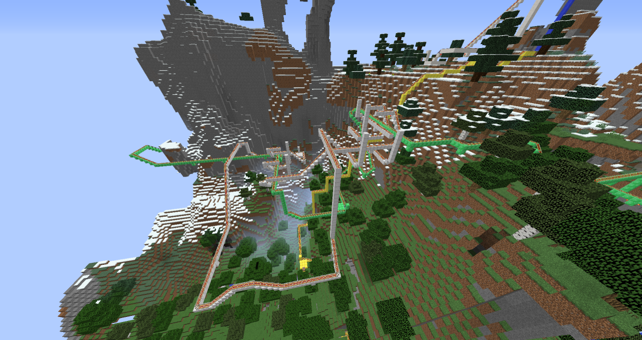 Rollercoasters Minecraft Map