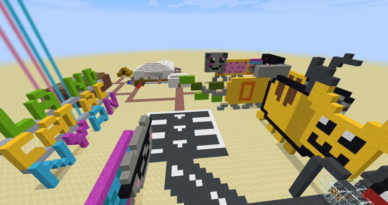 Nyan Cat Land (Improved) Minecraft Map