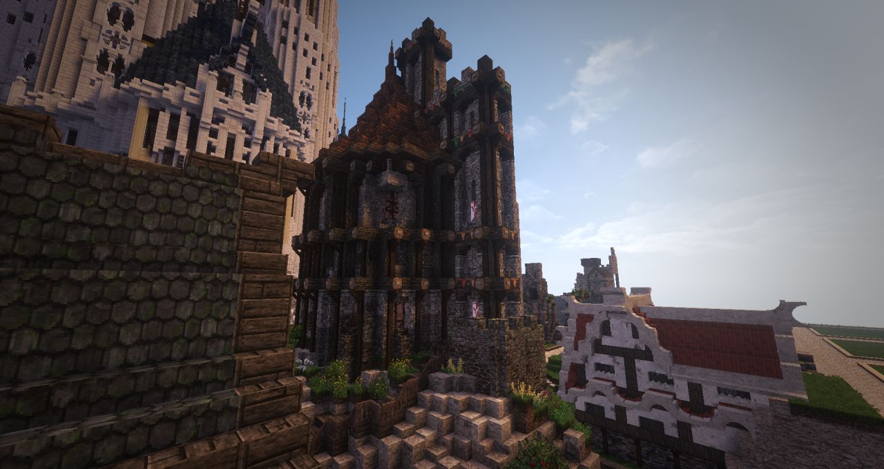 Plot house and part castle #reforged Minecraft Map