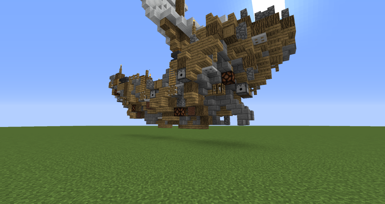 Detailed Medieval Ship. Minecraft Map