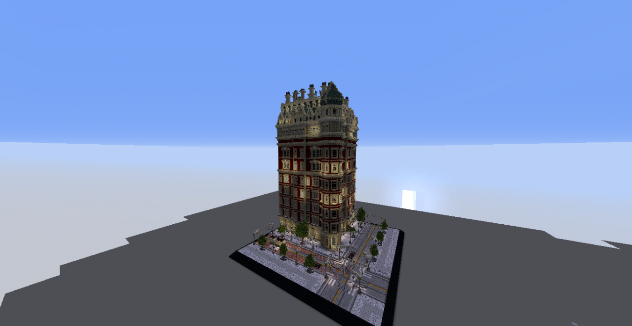 Some Victorian building. Minecraft Map