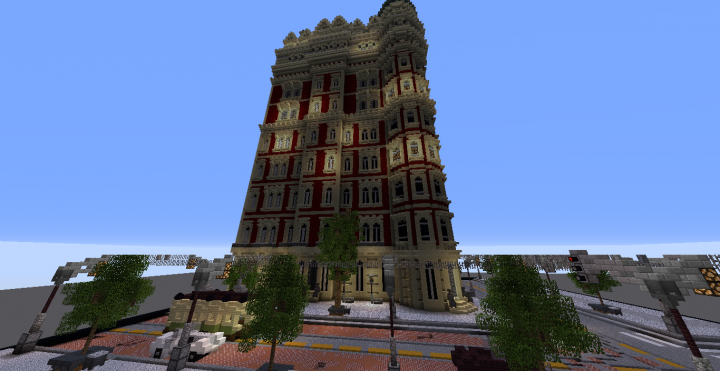 Some Victorian building. Minecraft Map