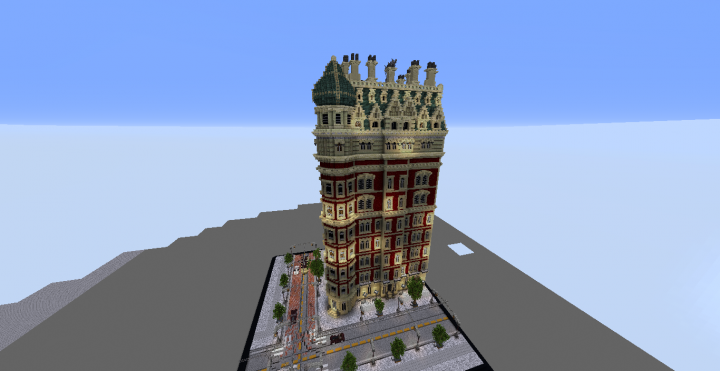 Some Victorian building. Minecraft Map