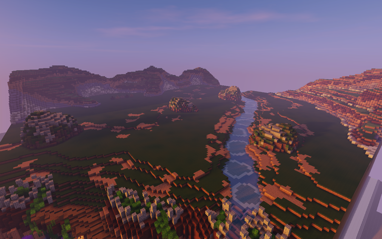 Fantasy Terrain // BriskFalls *WIP* Minecraft Map