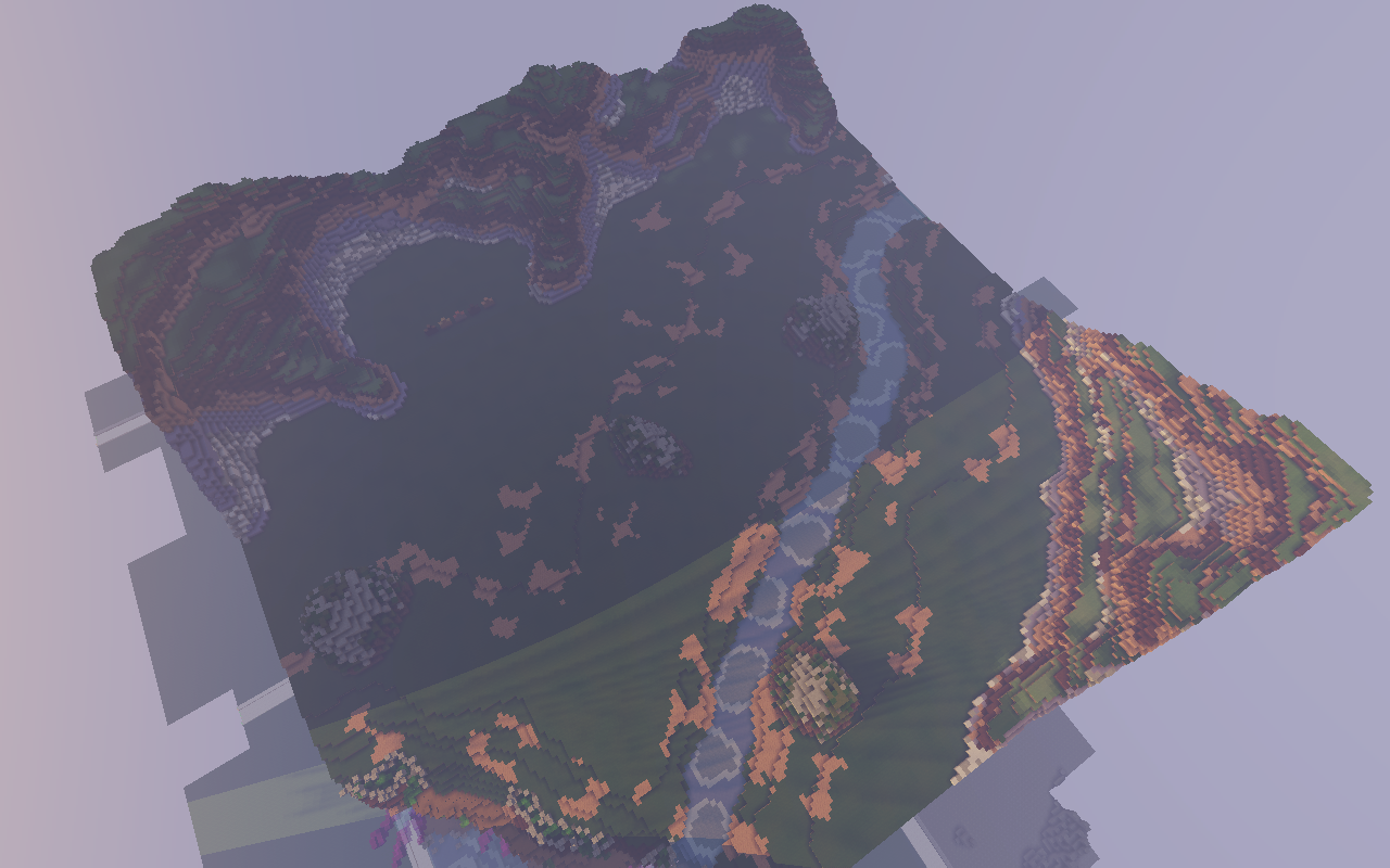 Fantasy Terrain // BriskFalls *WIP* Minecraft Map