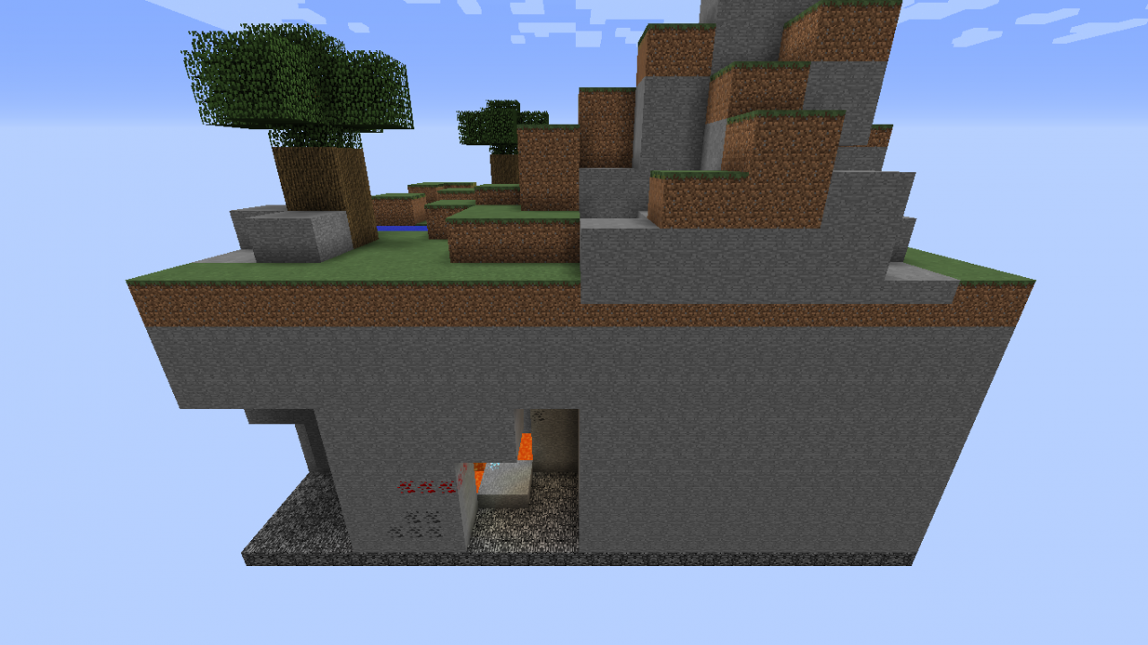 36x36 cube island survival Minecraft Map