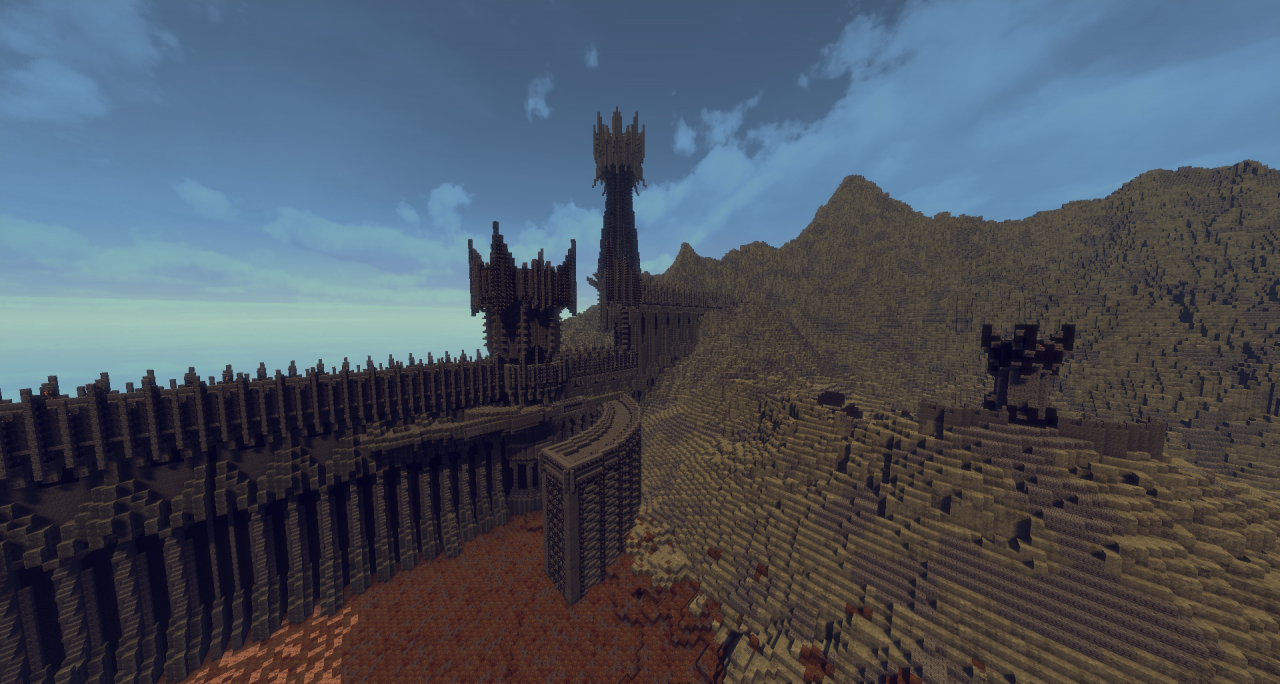 The Black Gate of Mordor Minecraft Map