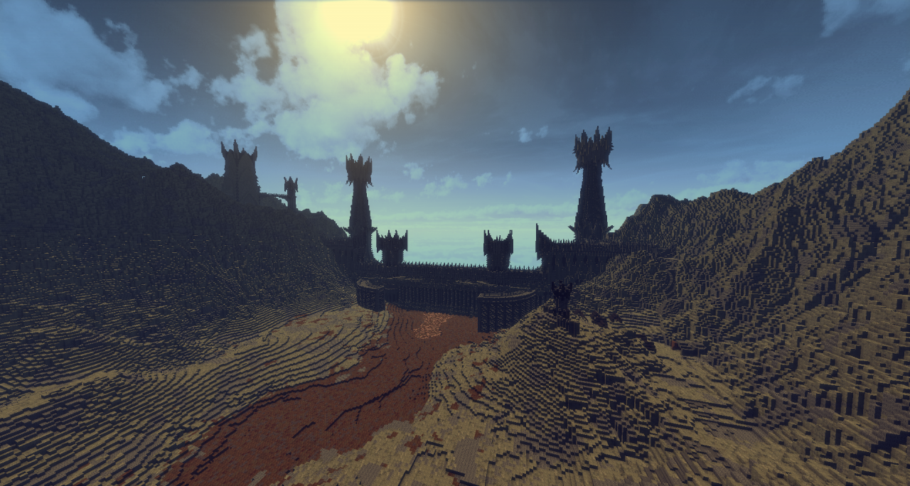 The Black Gate of Mordor Minecraft Map