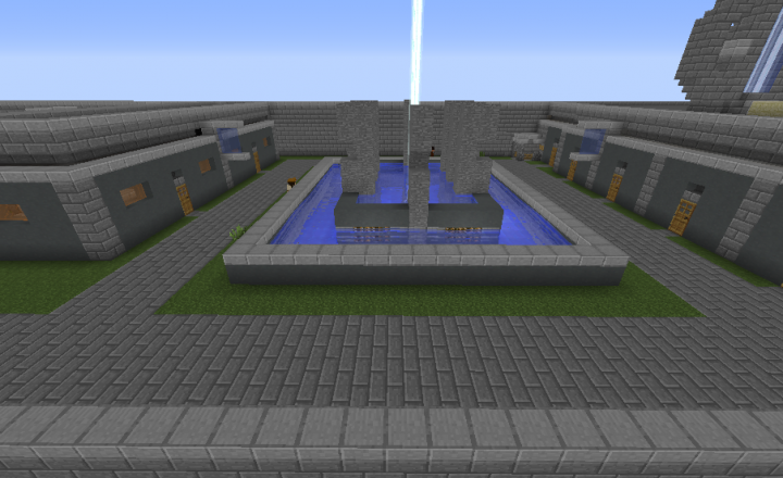 Futuristic City - Custom Terrain Minecraft Map