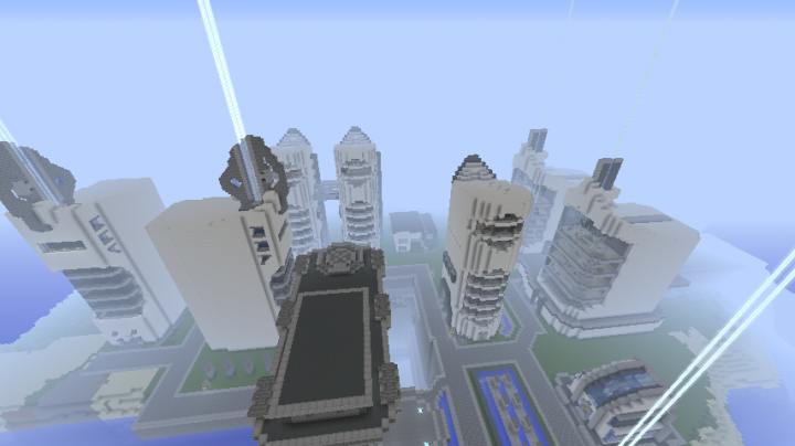 A Futuristic City Minecraft Map
