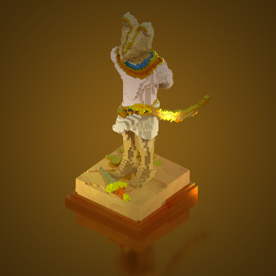 Anubis statue Minecraft Map