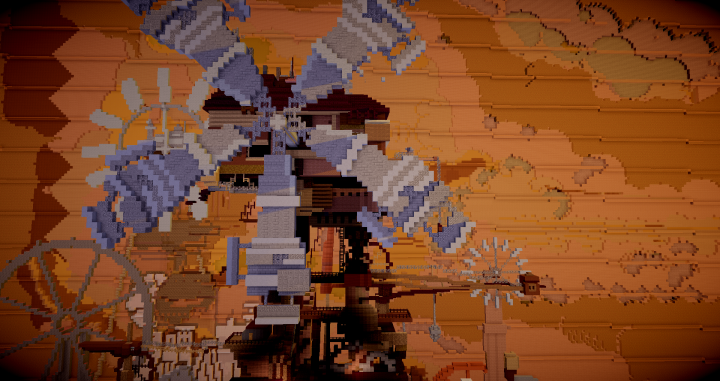 【Ghibli】Castle in the Sky【Laputa：The Flying Island】" project Minecraft Map