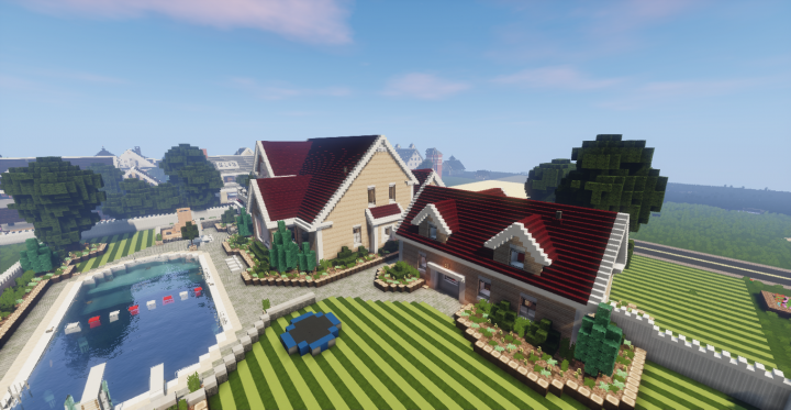 Suburban House 1.10 Minecraft Map