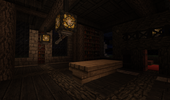 Town Library Minecraft Map