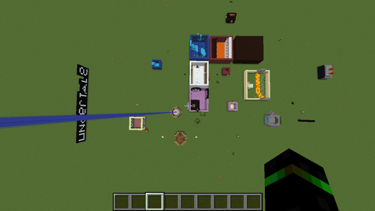 UnderTale Find The Button Minecraft Map