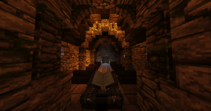 Medieval church/chapel with graveyard ~ Mittelalterliche Kirche/Kapelle mit Friedhof Minecraft Map