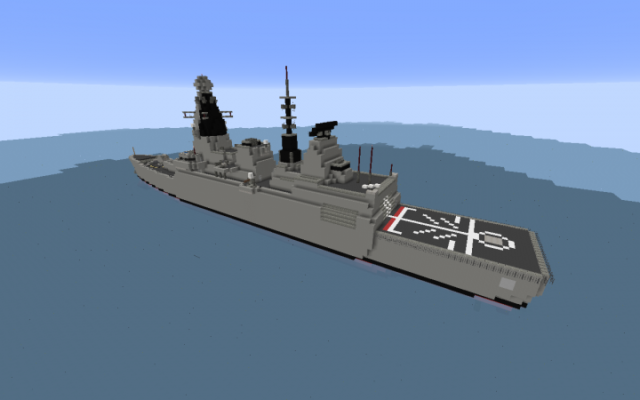 Type 45 Destroyer Minecraft Map