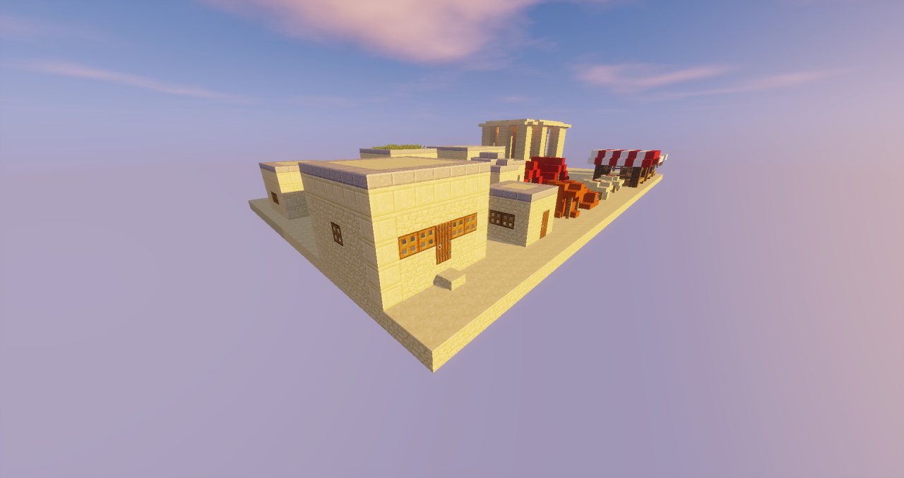 Desert Buildings Pack For Building Minecraft Map