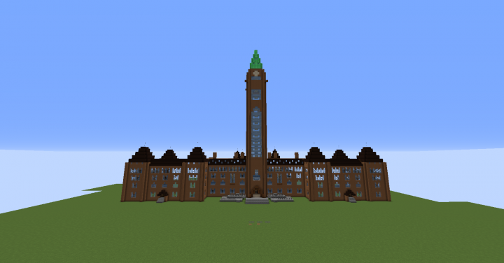 Postponed Project: 1:1 scale Centre Block Ottawa Minecraft Map