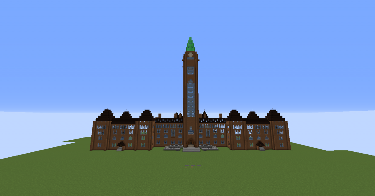 Postponed Project: 1:1 scale Centre Block Ottawa Minecraft Map