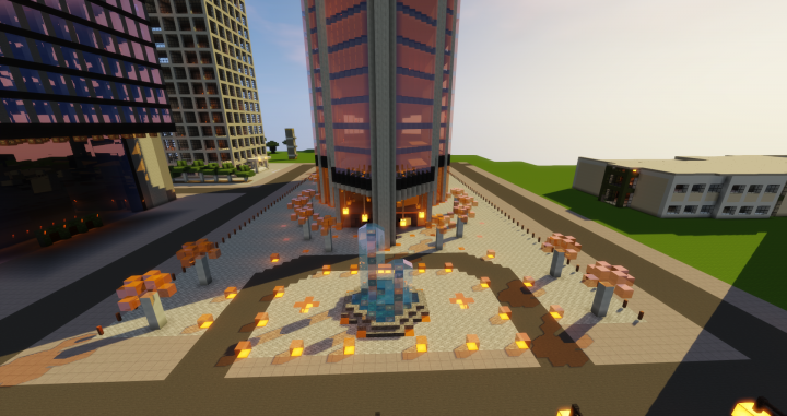 Mercury City Tower Russia Minecraft Map