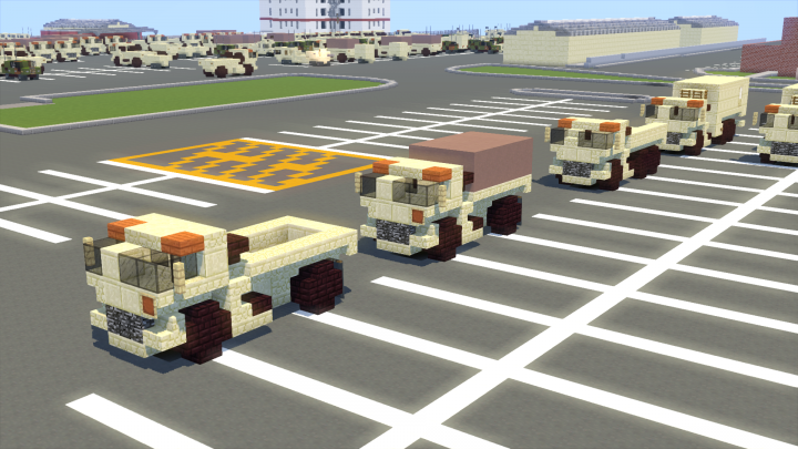 FMTV Military Utility Truck M1083 M1087 Minecraft Map