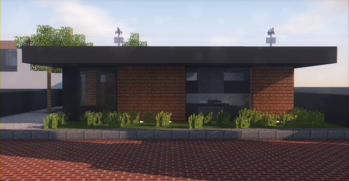 | House 04 | Contemporary Modern Home Minecraft Map