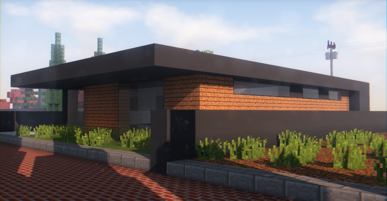 | House 04 | Contemporary Modern Home Minecraft Map