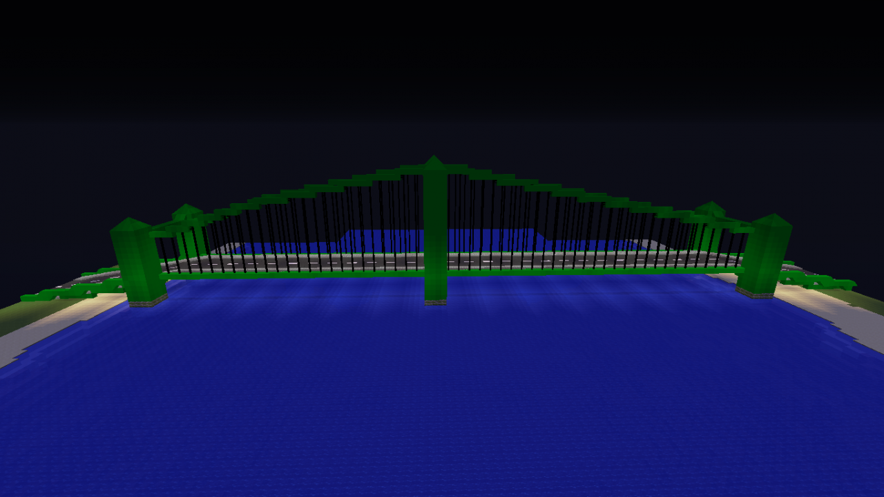 modded bridge Minecraft Map