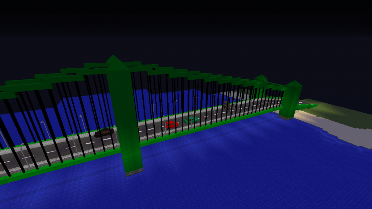 modded bridge Minecraft Map